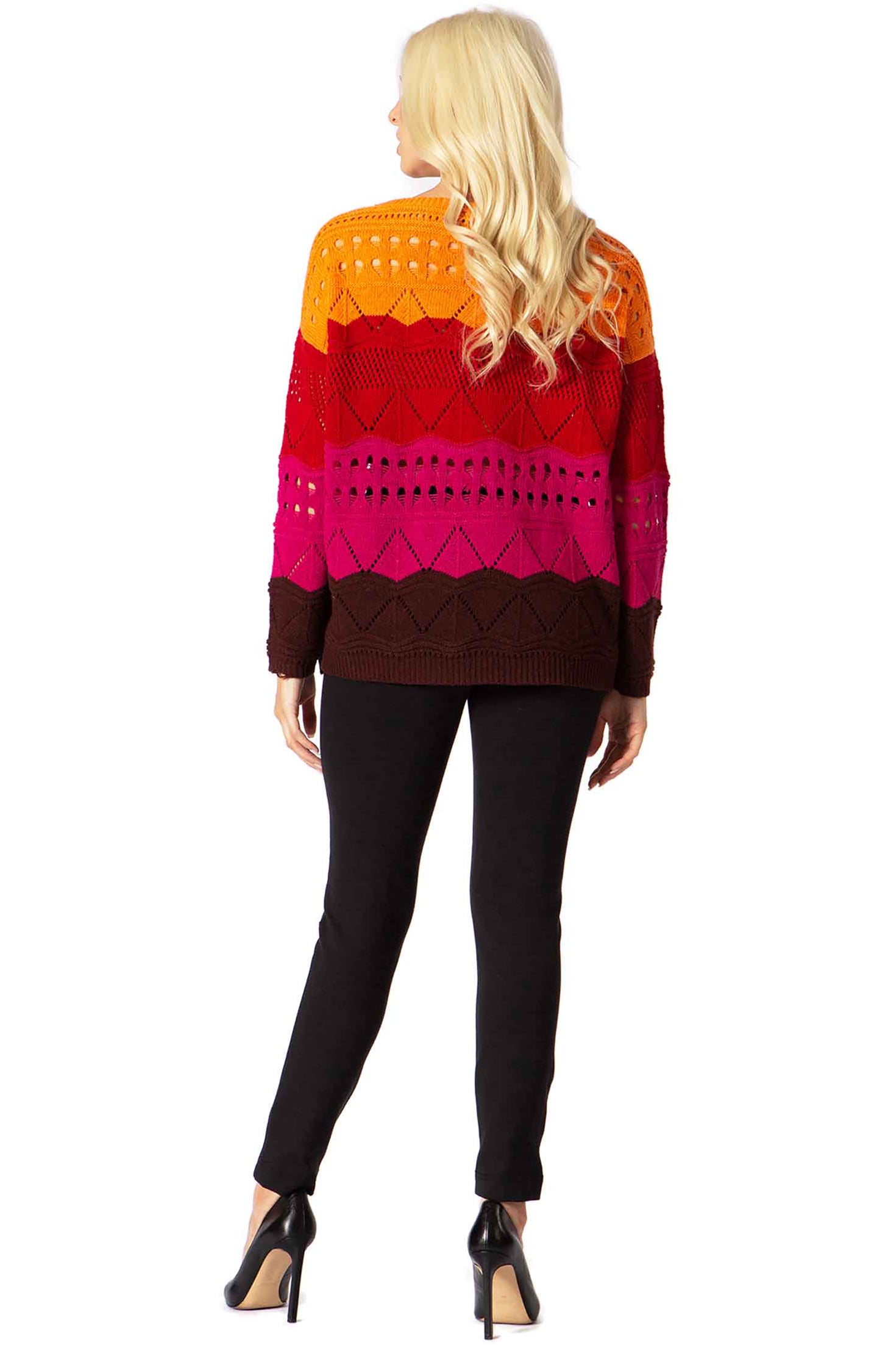 Rolling Stripe Drop Needle Sweater – Vertigo