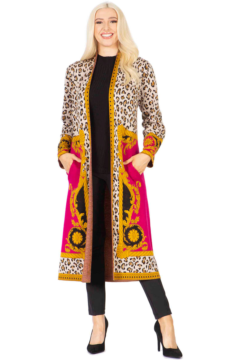 Ornate Sun Motif & Leopard Duster – Vertigo